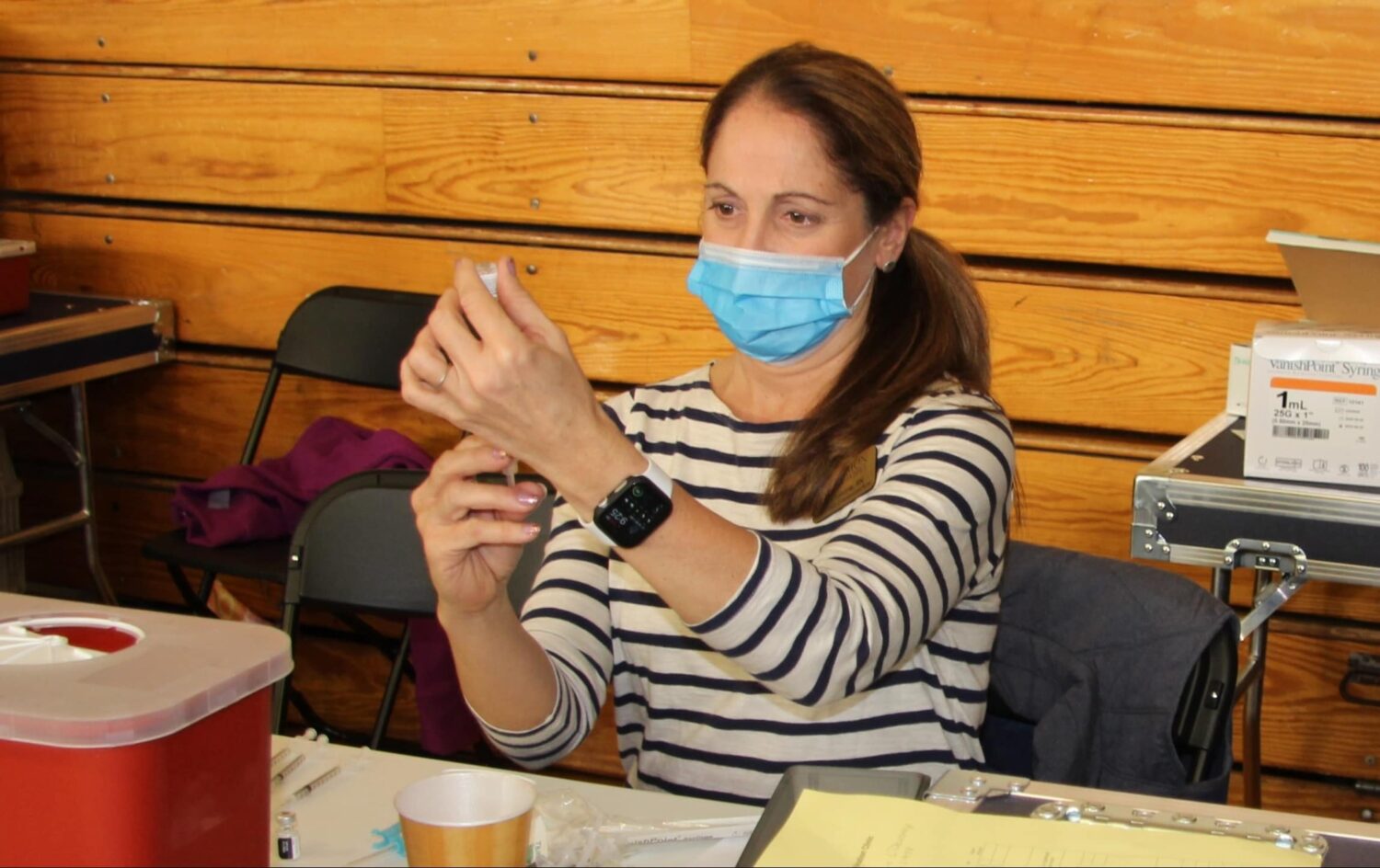 SALMON VNA Participates at Uxbridge COVID-19 Vaccine Clinic